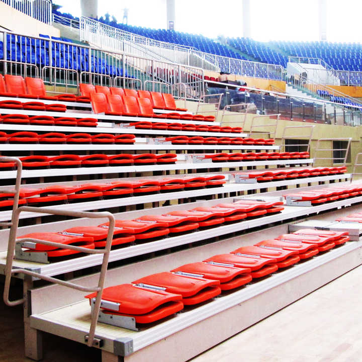 Automatic Telescopic Seat Arena Retractable Seating Bleacher Stadium ...