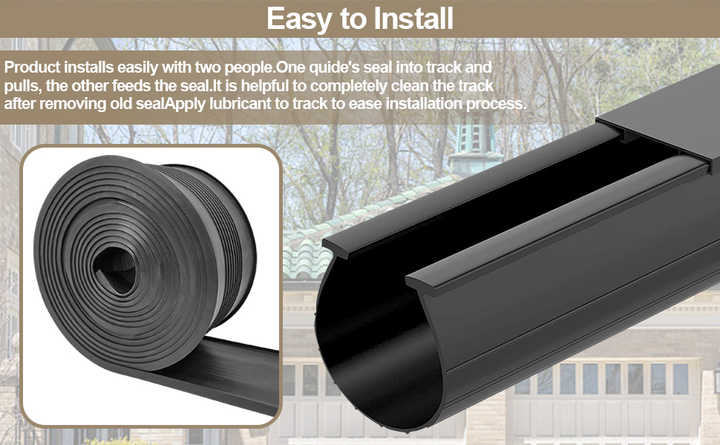 Modern T-Shaped Garage Door Bottom Weather Seal 3 and 4 Inches ...