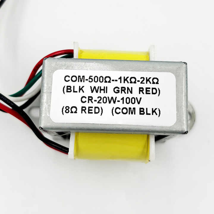 Cenrui 20W Single-phase EI Audio Transformer CR-20W-100V for Low ...