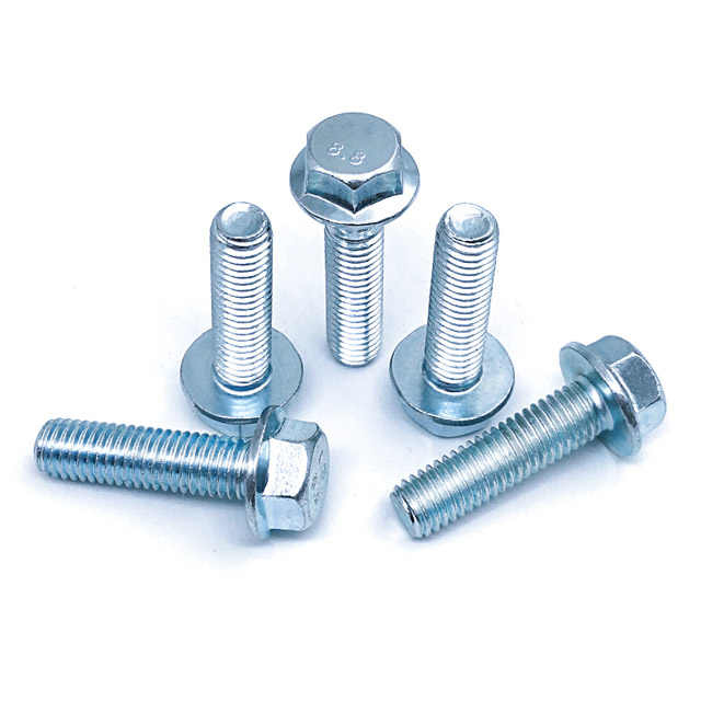 DIN 6921 Flange Hex Bolt M18 Grade 8.8 - Carbon Steel