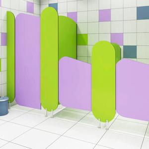 Kindergarten Children Toilet Partitions - Durable & Waterproof