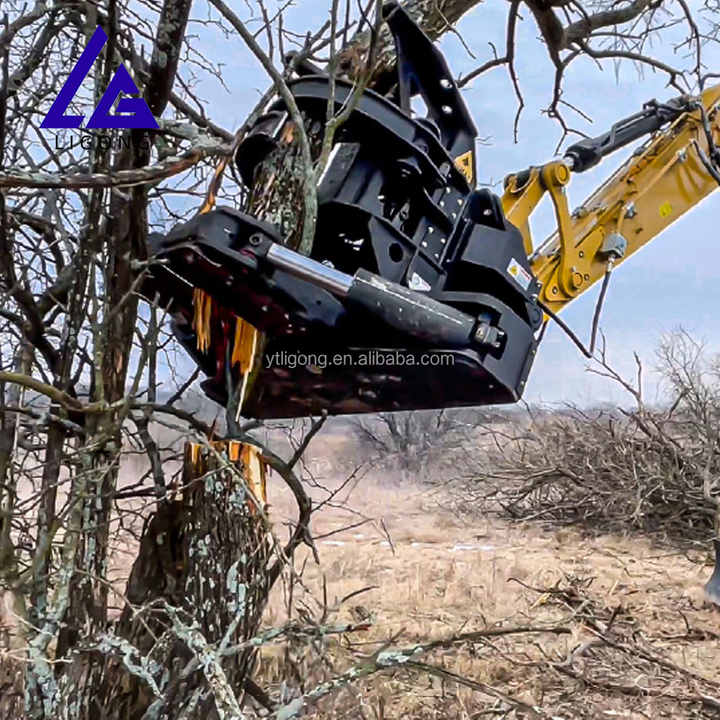 Powerful Hydraulic Tree Shear for Professional Excavators