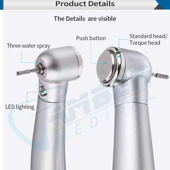 PANA MAX High Speed Dental LED Handpiece - 4 Holes Spray