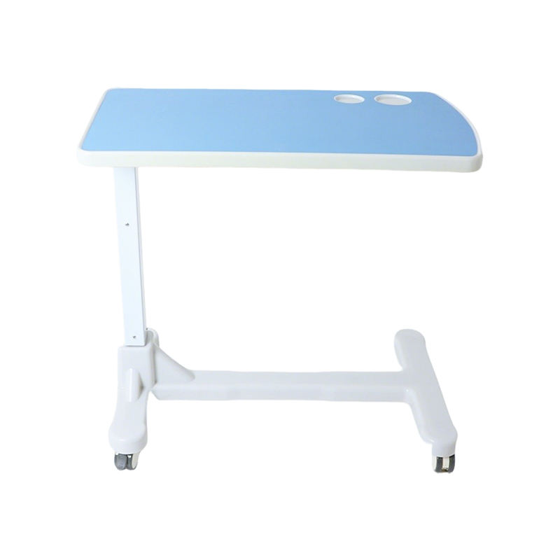 Hospital Overbed Table with Wheels Bedside Nursing and Dining Table for ...