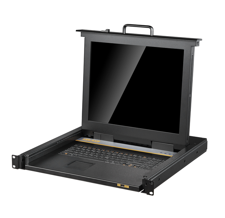15 Inch High Resolution LED KVM Switch with Touchpad and Mouse VGA ...