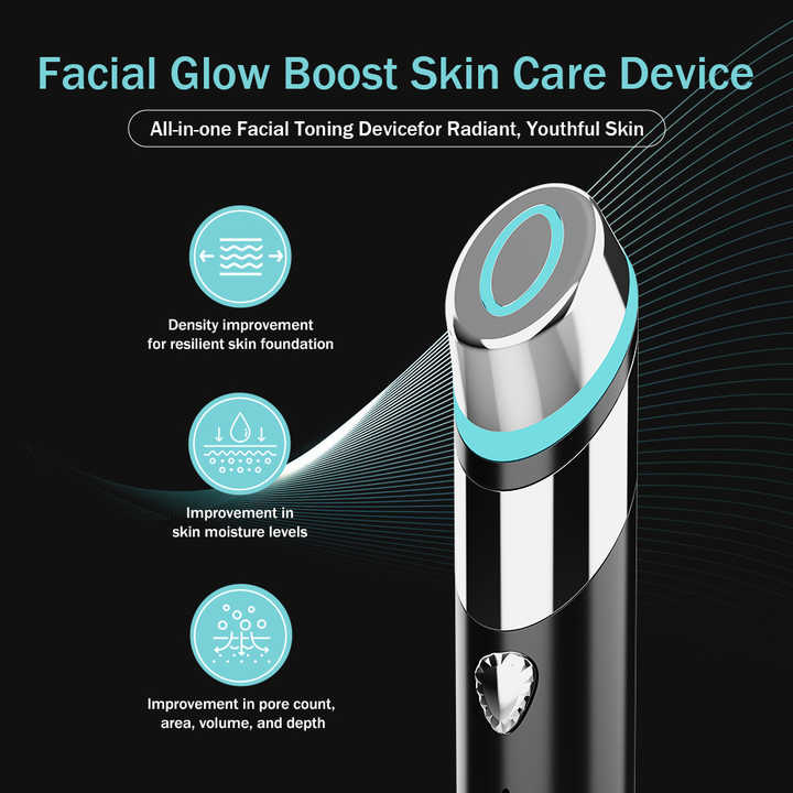 R Booster - Maximize Skin Care Absorption with LED Facial Tool