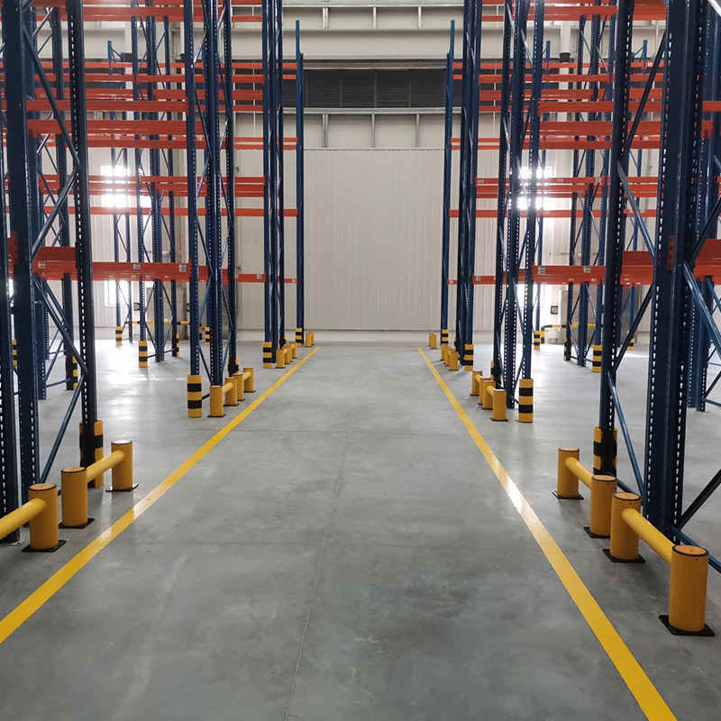 Modular Flexible Plastic Traffic Barrier System for Warehouse Wall ...