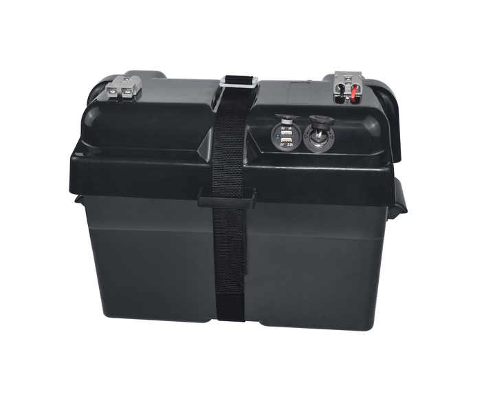 JIAHUA Outdoor Plastic Waterproof 12v Battery Box for Camping