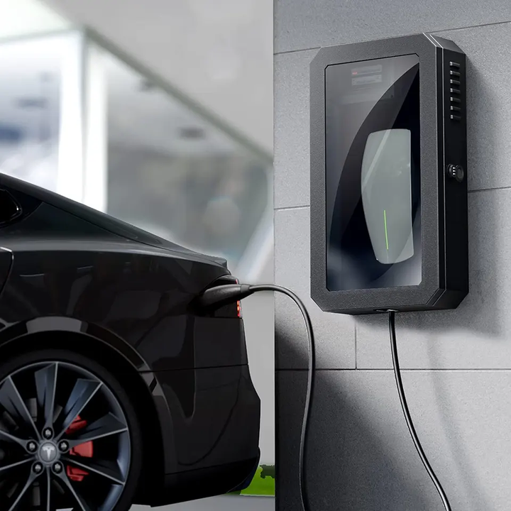 Wall-Mounted EV Charger Protection Box with IP65 & Customizable Cable ...