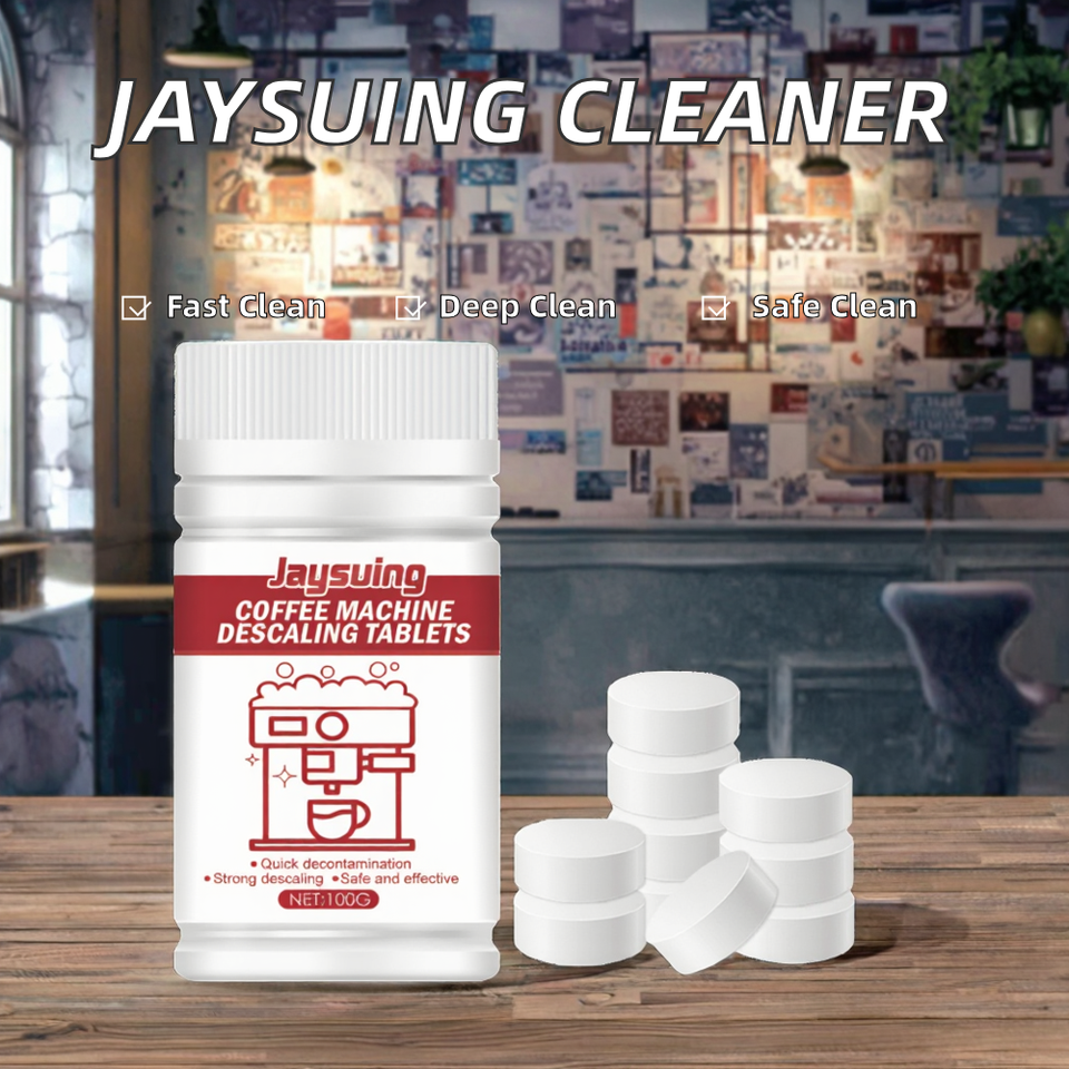 Jaysuing Coffee Machine Cleaning Tablets Solid Disposable Stain Remover ...