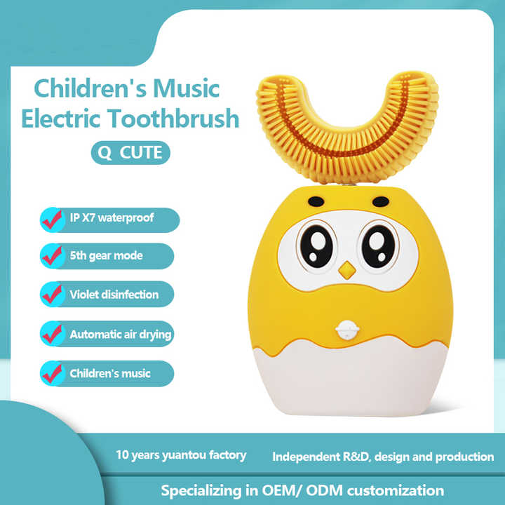 Cartoon Little Elephant Toothbrush - Fun & Effective