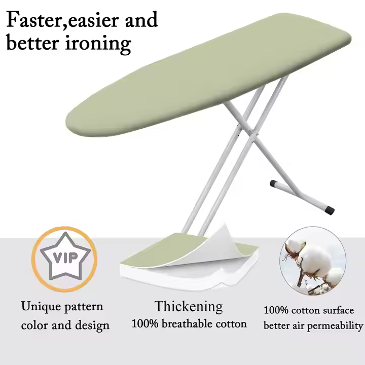 Adjustable Ironing Board Cover Clothes Rack Foldable Ironing Mat ...