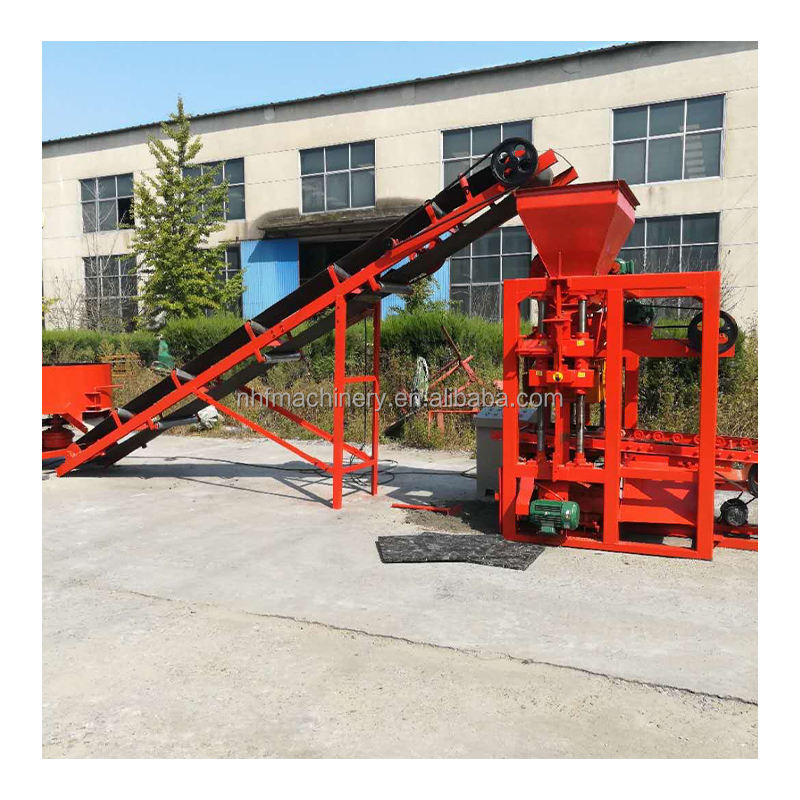 Brick Mold Manufacture Cement Concrete Block Production Line QT4-40 ...