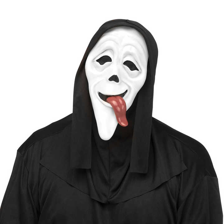 New Halloween Mask Movie Scream Scary Face Creepy Ghost Mask Soft Latex ...