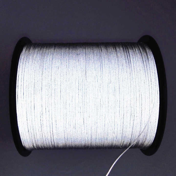 Glow in Dark High Visible Silver Reflective Yarn Grey Reflective Thread ...