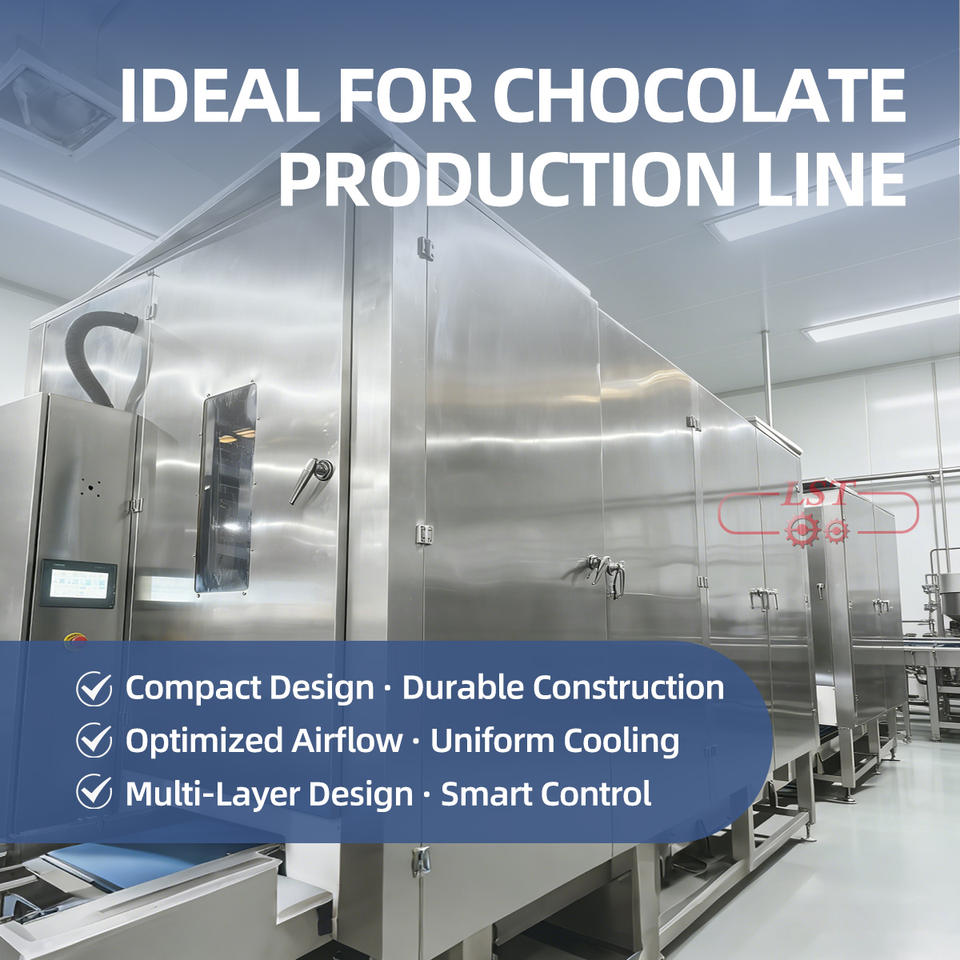 LST Small Vertical Cooling Tunnel - Efficient Chocolate Molding