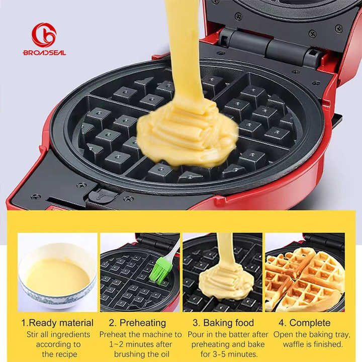 Electric Heart Shape Waffle Sweet Nut Maker Toaser Bread Sandwich Maker ...