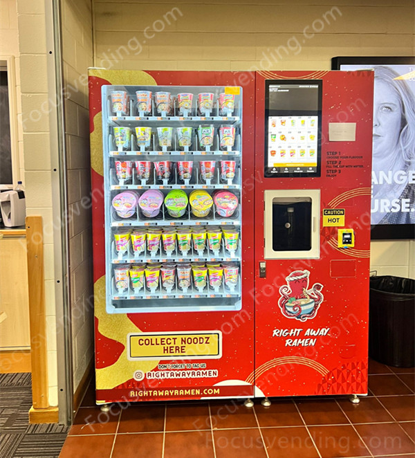 Ramen Vending Machines - Instant Noodle Dispensers