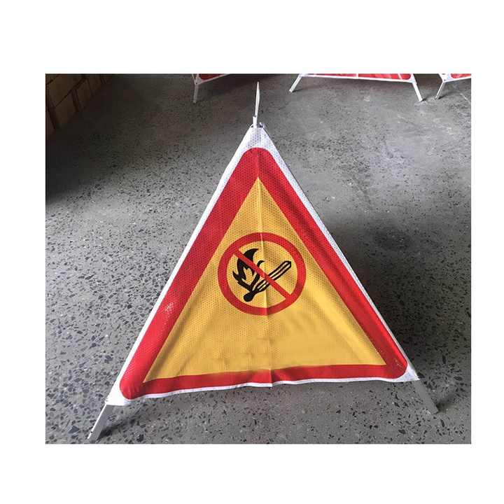 Foldable Portable Tripod Warning Sign Triangle Stand