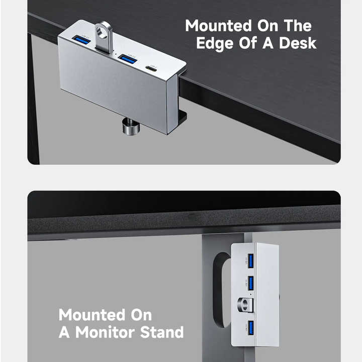 USB 3.0 Hub with Extra Power Supply Port - 6-Port Splitter