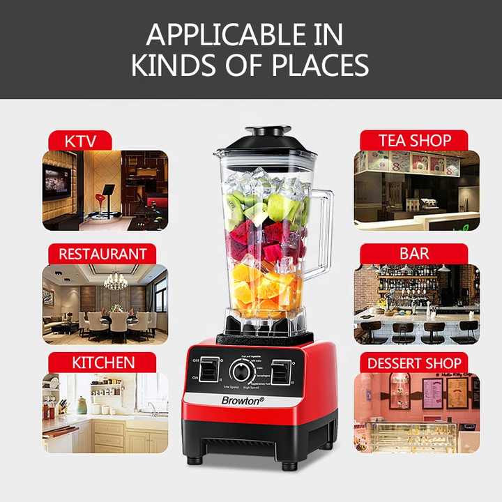 Silver Crest Blender Big Power 2in1 Multi-function Commercial Silver ...