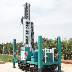 High quality 200m/300m/500m hydraulic crawler type borehole water well ...