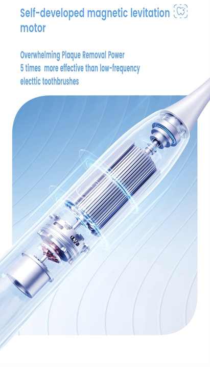 Smart Pressure Sensor LED Reminder, Detachable Antibacterial Brush ...