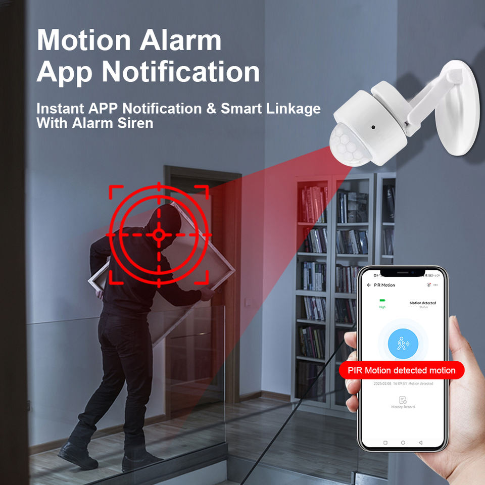 EWelink Zigbee 3.0 Smart Home Security Alarm Sensor PIR Motion Detector ...