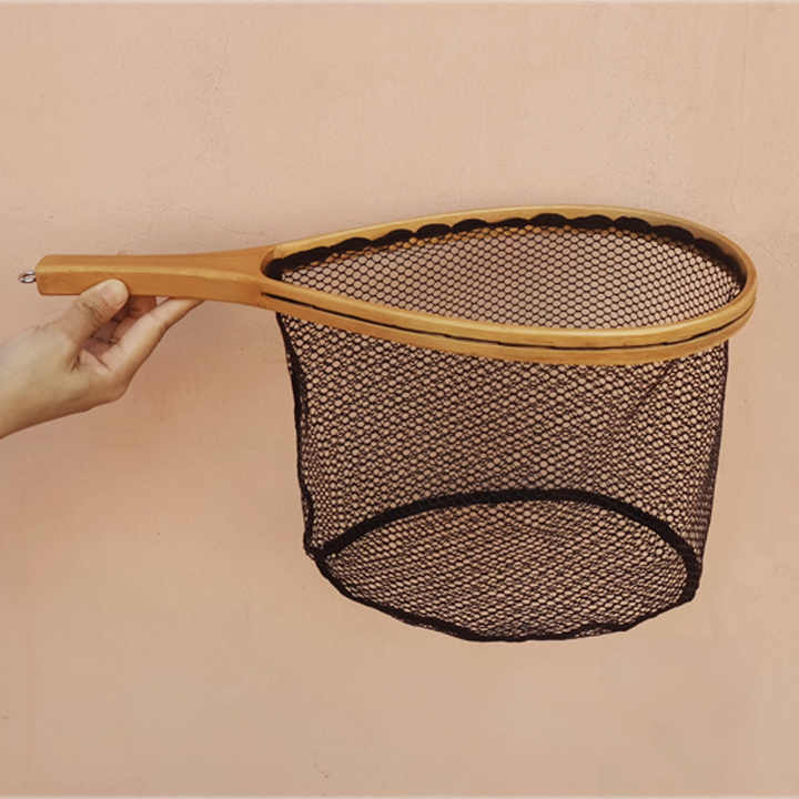 SEA PRO High Carbon Steel Hand Net Solid Wood Handle Durable Handmade ...