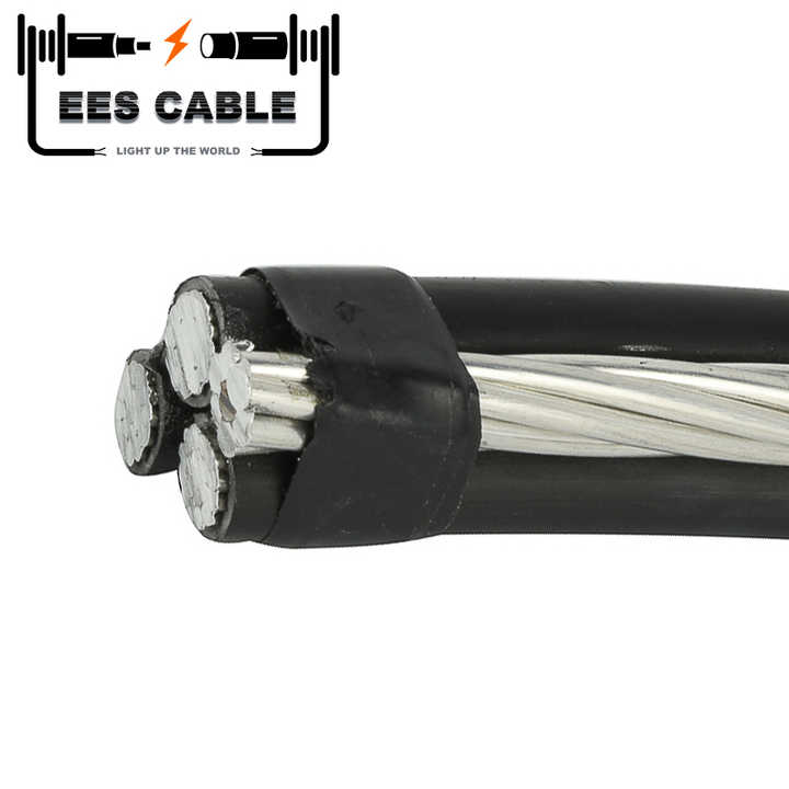 EES CABLE 0.6/1kv Low Voltage Overhead ABC Cable IEC Standard Aluminum Conductor XLPE Insulated ...
