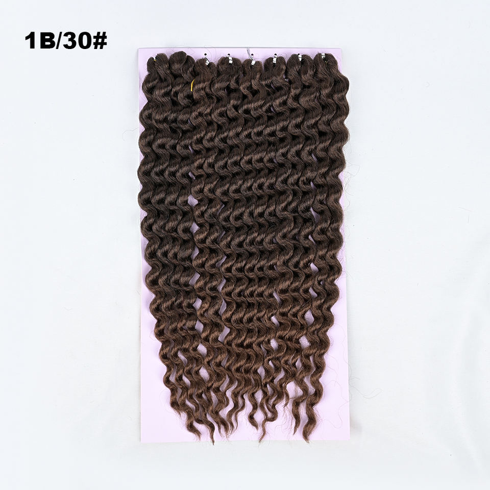 Popular pre looped 8x Italian curls braids 18inch 240g milano curl ...