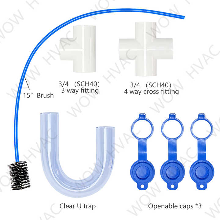 WOW LLS-EZ113 Condensate Trap - Easy Install & PVC U Trap