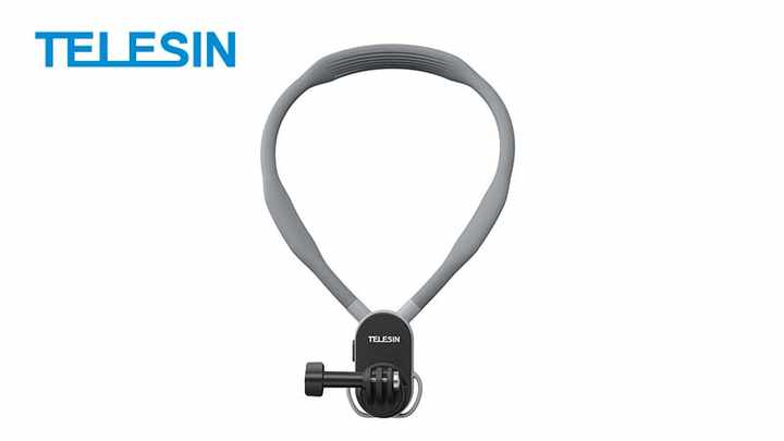 Telesin Magnetic Silicone Neck Holder for Go Pro Cameras