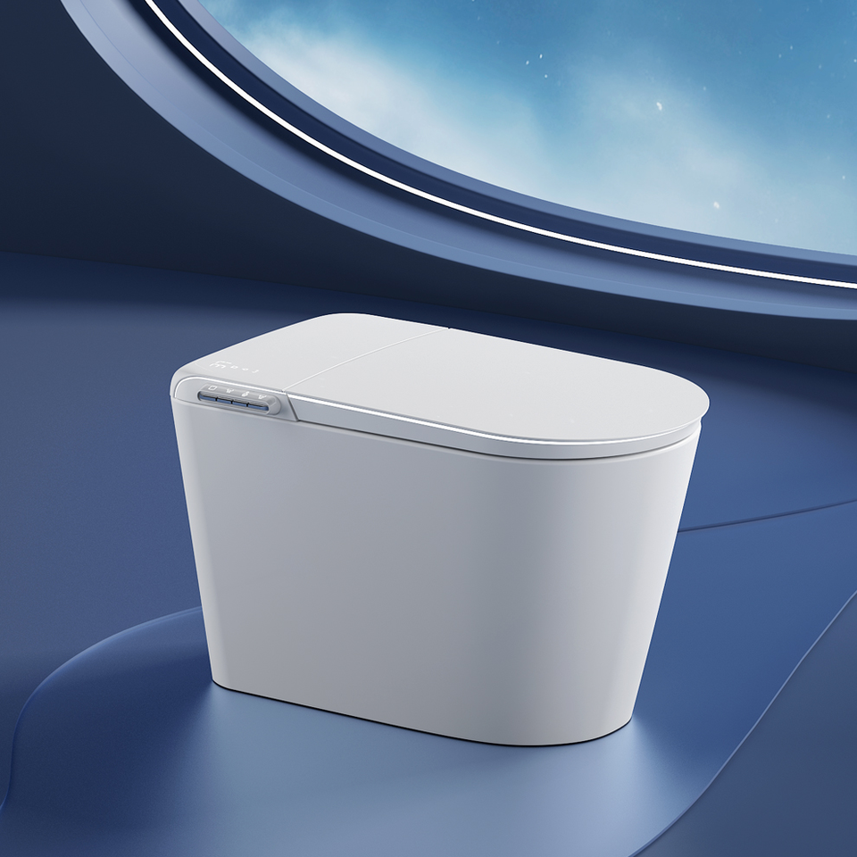 Newly Designed Automatic Sensor Flushing Siphon Bathroom Intelligent ...