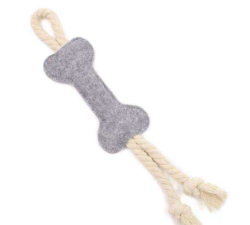 New Style High Quality Tearing Training Felt Rope Design Knot Molar ...