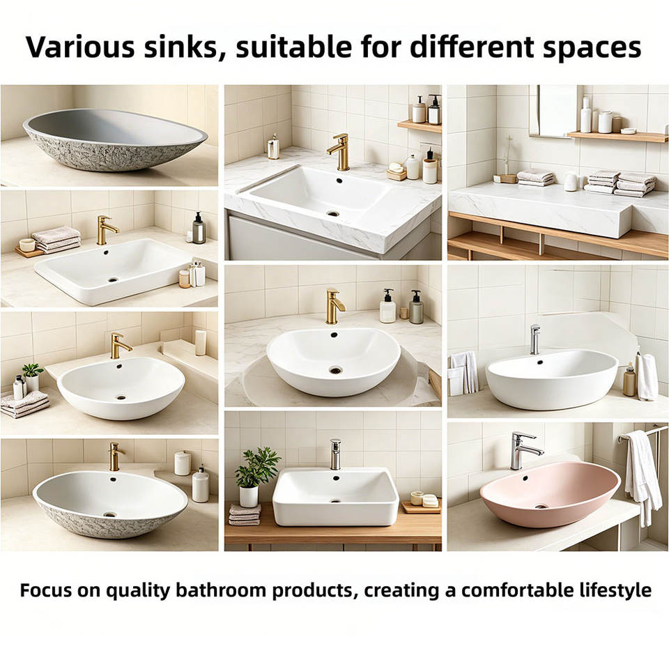 DCT OA003 Bathroom Wash Basin Custom Modern Scratch and Wear Resistant ...