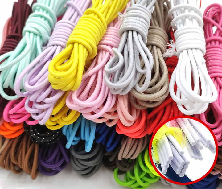 Factory Wholesale Strong Stretch Elastic Bungee Cord Braided Round ...