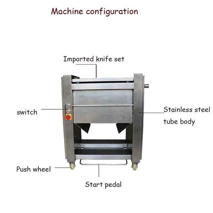 QDMECH Beef Pork Fascia Skinning Machine Meat Processing Equipment for ...