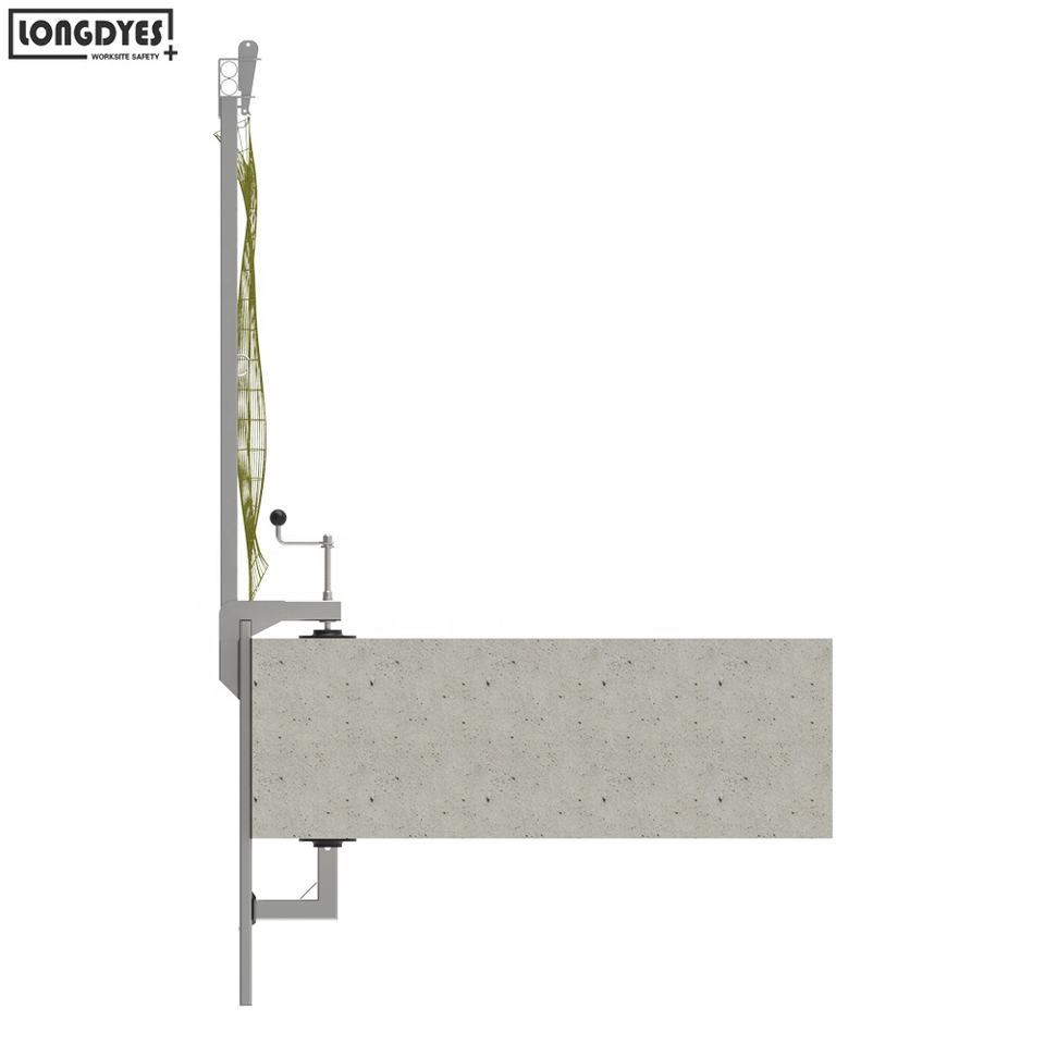 Parapet Temporary Clamp Guardrail Railing Handrail Fence