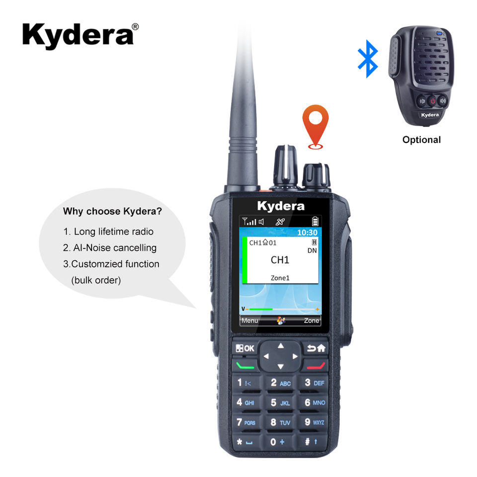For New Handheld DMR Dual Band Radio DR-880UV with 5W Output 5-10KM ...