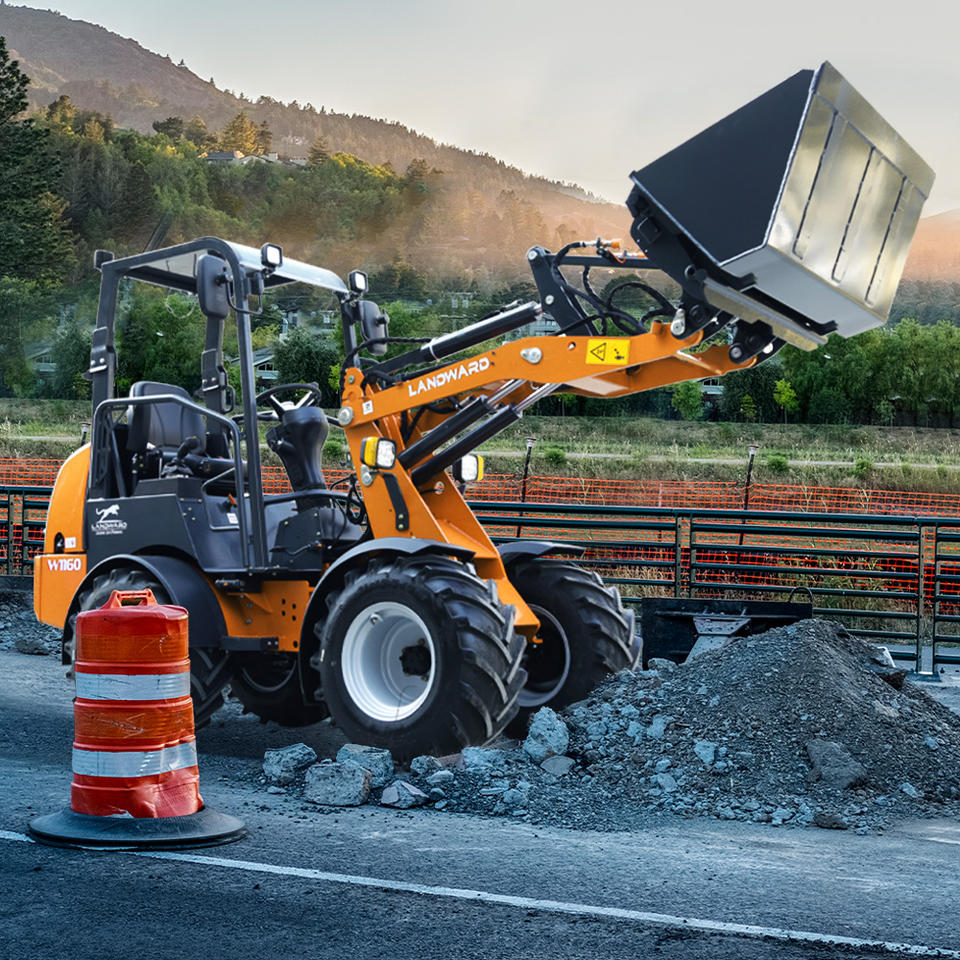 Landward New Diesel Engine Wheel Loader Free Shipping High Quality All ...