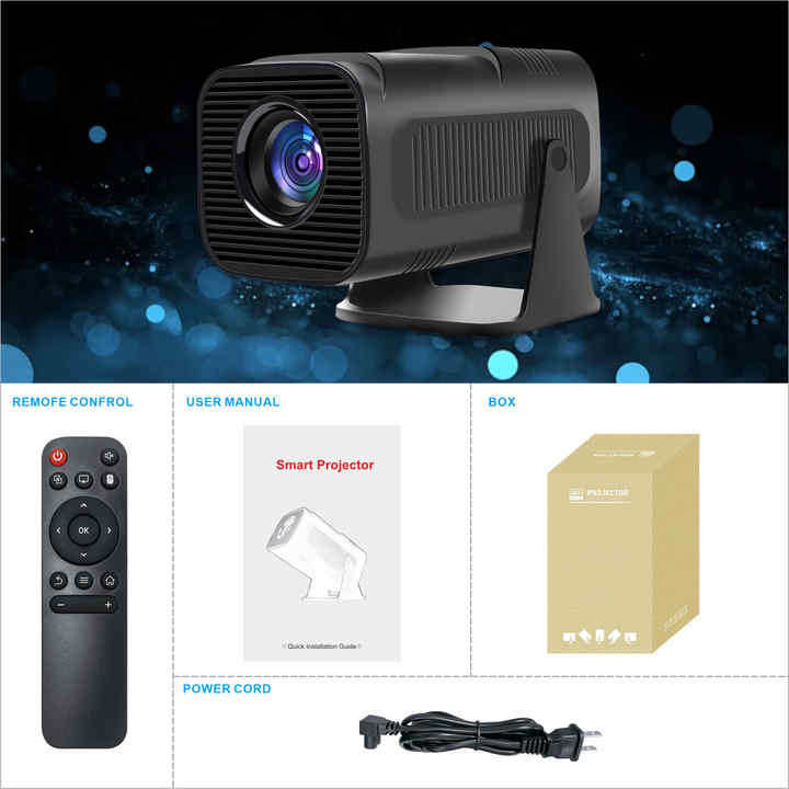 Wholesale HY320Mini 4k Portable Projector Full HD Dual WiFi BT LCD ...