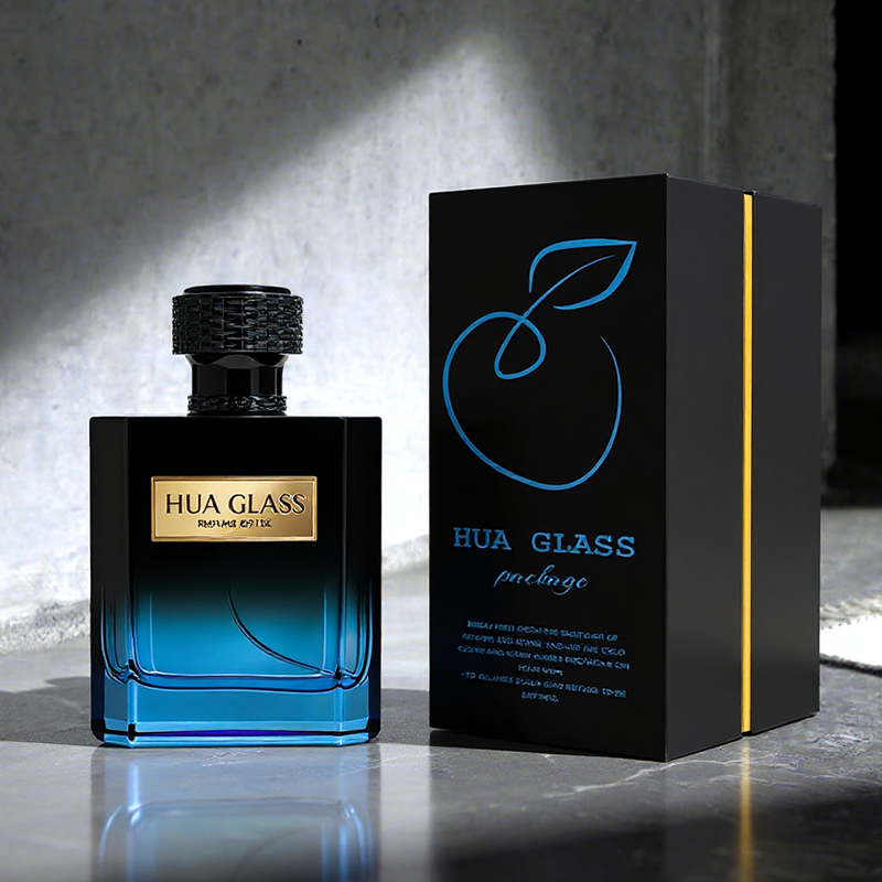 Luxury RectanglePerfume Bottle 100ml Empty Fragrance Bottle with Pump ...