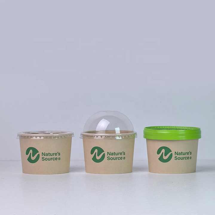 Cute Mini Ice Cream Cups - Reusable & Bio-degradable