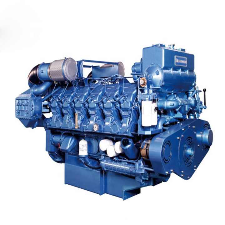 6M26 Series Marine Diesel Engine - 600 Horsepower Weichai