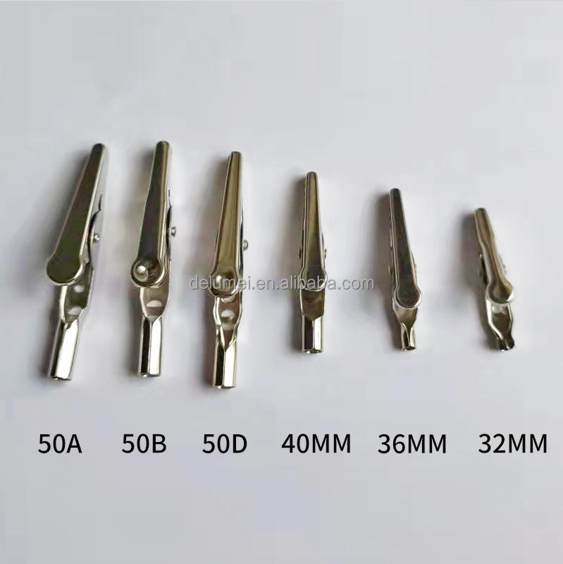 Metal Attachment Clip Mini Alligator Clip Silver Alligator Clip For ...