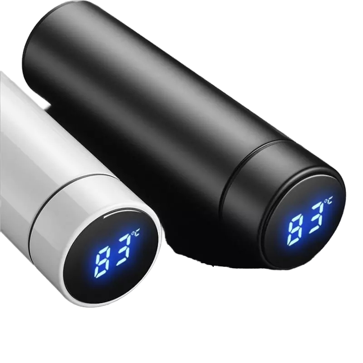 17 oz LED Digital Temperature Display Vacuum Flask Smart Reminder ...