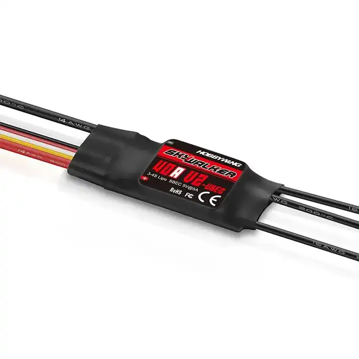 HOBBYWING Skywalker V2 15A 30A 40A 50A 60A 80A 100A Brushless ESC Speed Controller with UBEC T ...