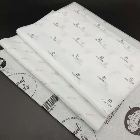17 Gsm Custom Brand Printed Logo Gift Packing Shoe Wrapping Tissue Paper