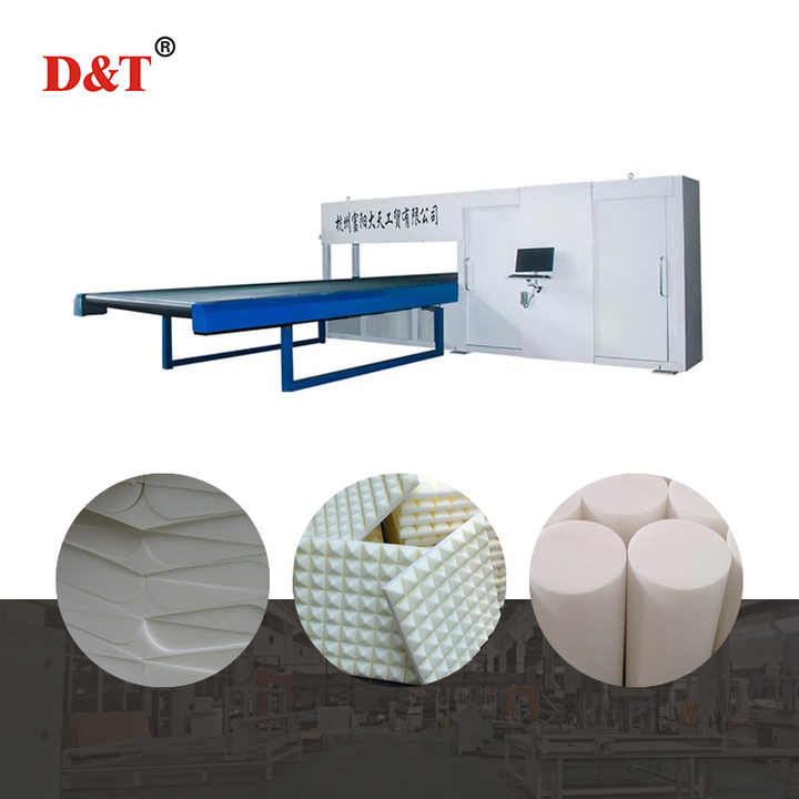 D&T Vertical Revolving Contour Cutter for Polyurethane Foam CNC Foam ...